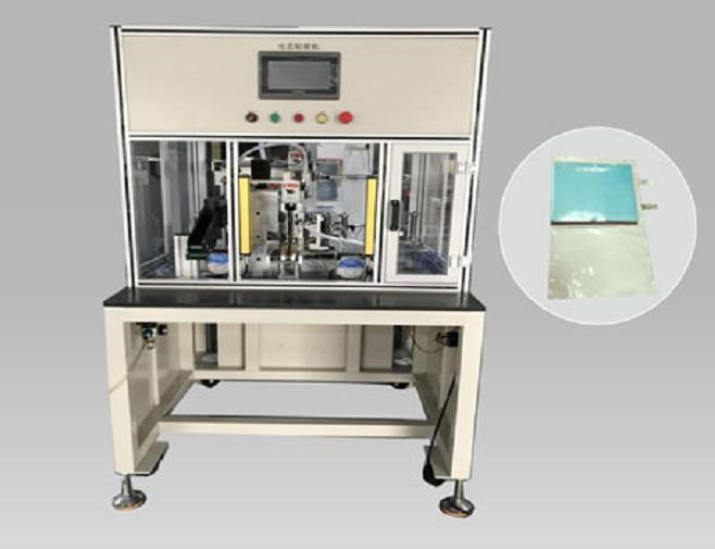 Pouch Cell Automatic Vertical Battery MYLAR Sticking Sticker Machine ...